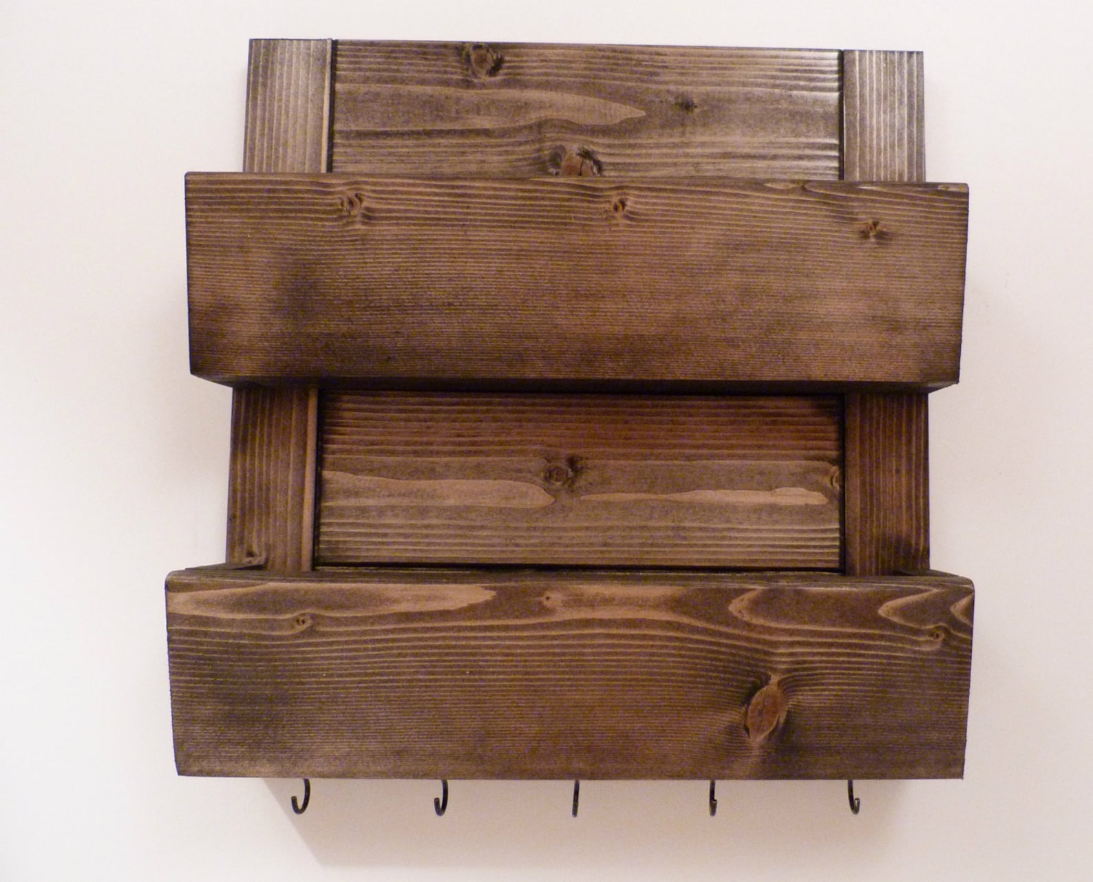 Mail Organizer Wall Mail Rack Entryway Organizer Key - Etsy