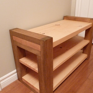 30 Inches Rustic Entryway Bench, Modern Entryway Bench, Bench Storage ...
