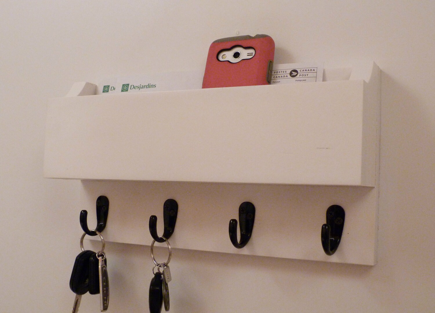 Mail Organizer Wall Mail Rack Entryway Organizer Key Rack - Etsy