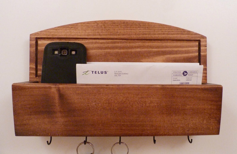 Mail Organizer Wall Mail Rack Entryway Organizer Key Rack | Etsy