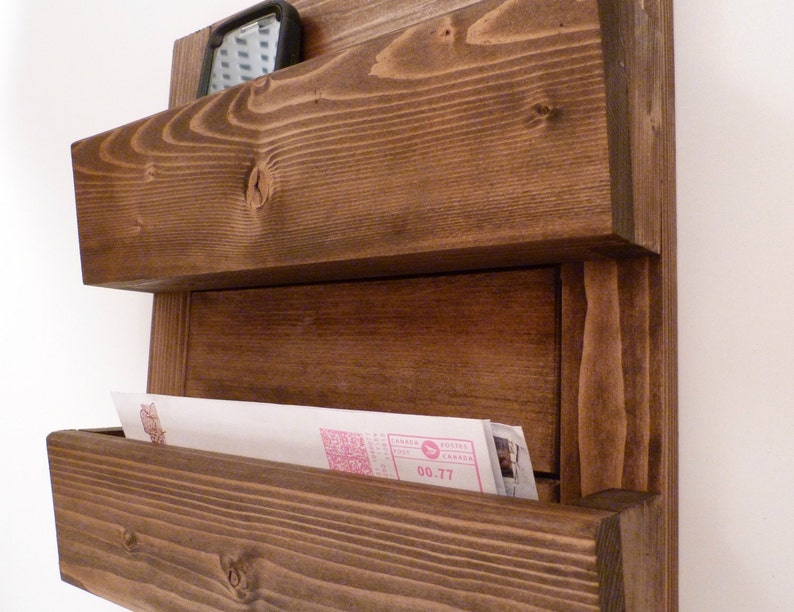 Mail Organizer Wall Mail Rack Entryway Organizer Key | Etsy