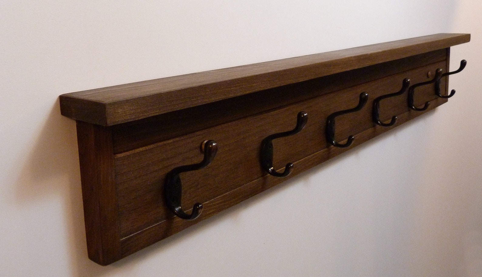 Entryway, Hallway or Mudroom Coat Rack, Wall Coat Rack, Coat Rack With ...