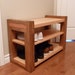 36 Inches Rustic Shoe Rack 3 Levels, Shoe Storage, Shoe Organizer, Shoe ...