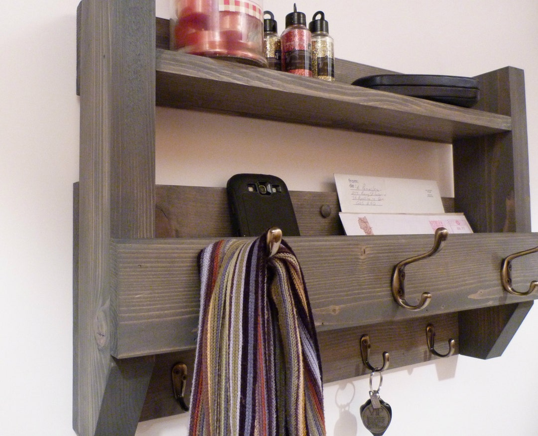 Entryway Coat Rack, Coat Rack With Shelf, Coat Rack With Storage, Wall ...