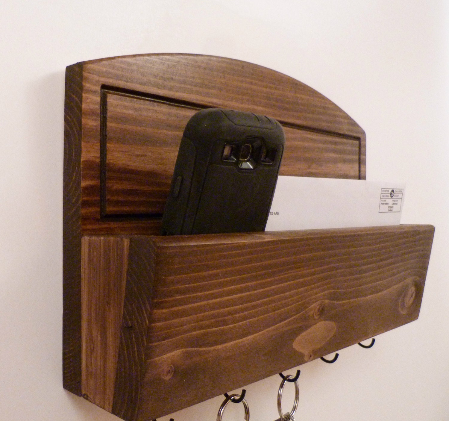 Mail Organizer Wall Mail Rack Entryway Organizer Key Rack - Etsy