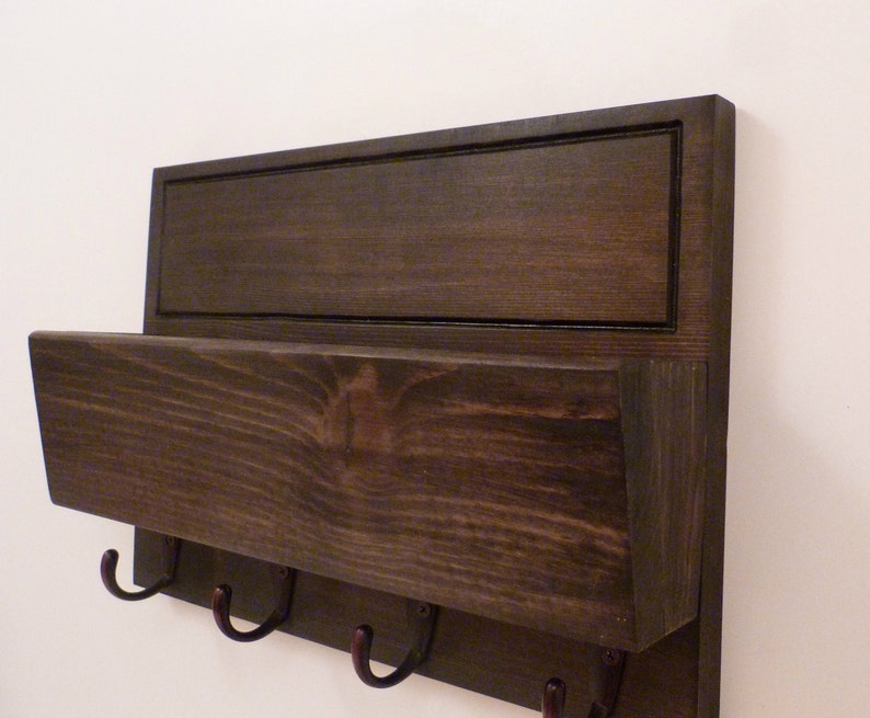 Mail Organizer Wall Entryway Organizer Key Rack Key Holder - Etsy