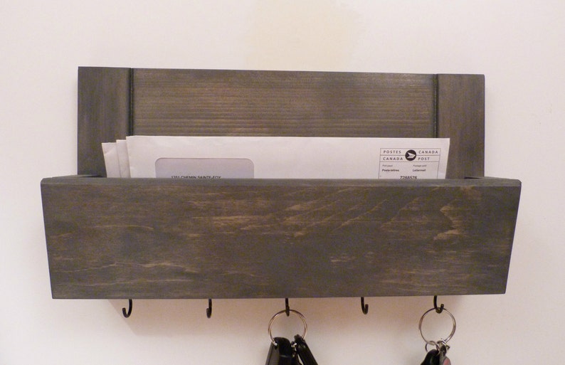 Mail Organizer Wall Mail Rack Entryway Organizer Key - Etsy