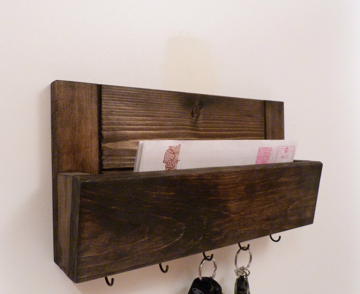 Mail Organizer Wall Entryway Organizer Key Rack Key Holder | Etsy