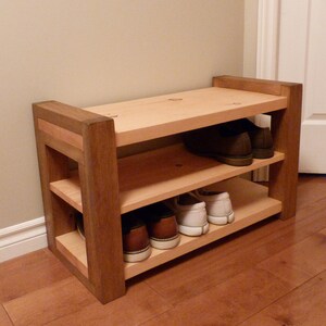 30 Inches Rustic Entryway Bench, Modern Entryway Bench, Bench Storage ...
