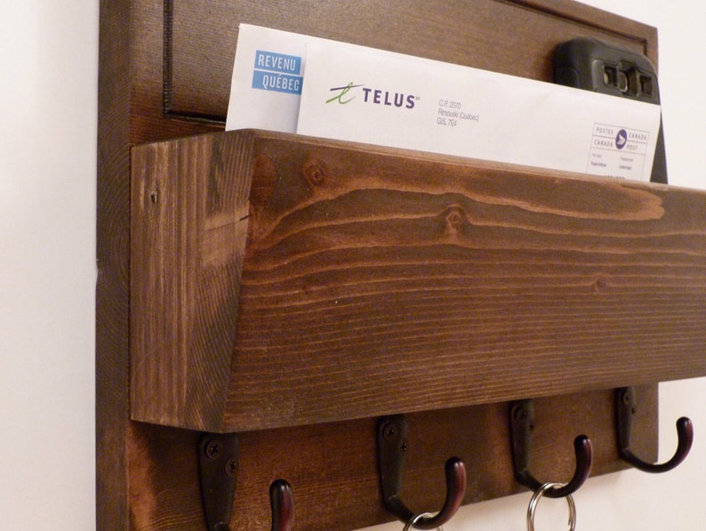 Mail Organizer Wall Entryway Organizer Key Rack Key Holder | Etsy