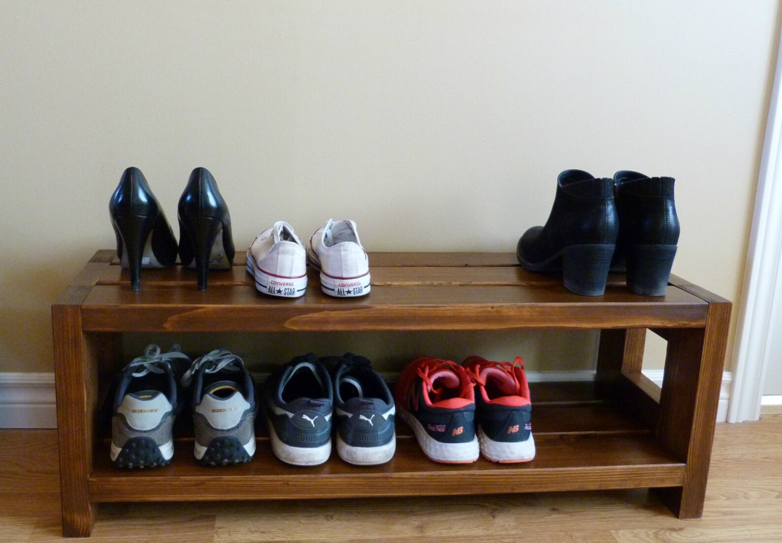 Rustic Shoe Rack Shoe Storage Shoe Organizer Shoe Cabinet | Etsy