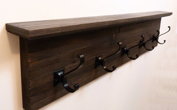 Modern and Rustic Entryway Hallway or Mudroom Coat Rack 32 - Etsy