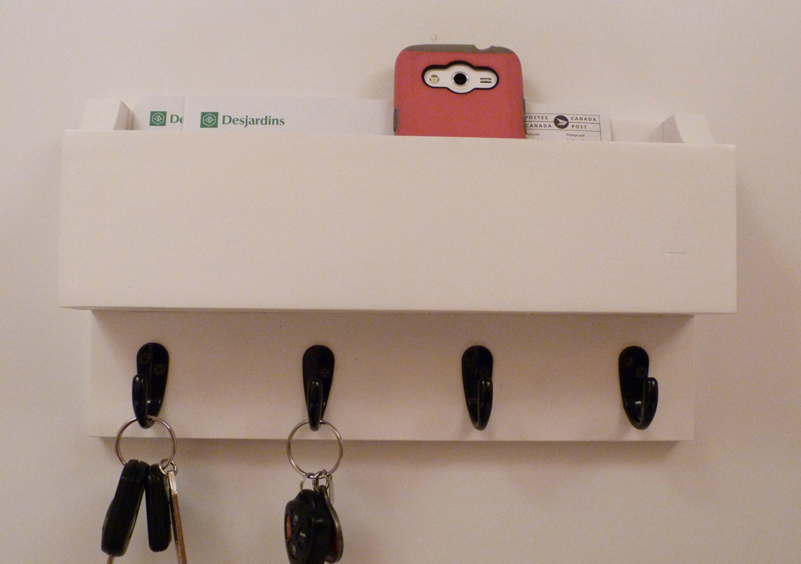 Mail Organizer Wall Mail Rack Entryway Organizer Key Rack - Etsy