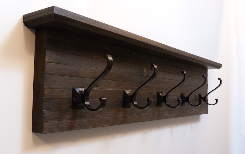 Modern and Rustic Entryway Hallway or Mudroom Coat Rack 32 - Etsy