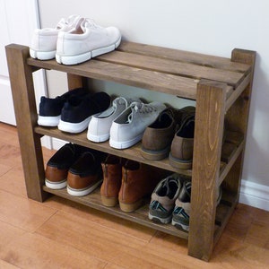 Shoe Rack-3 Levels / With Length Options, Shoe Storage, Shoe Organizer ...