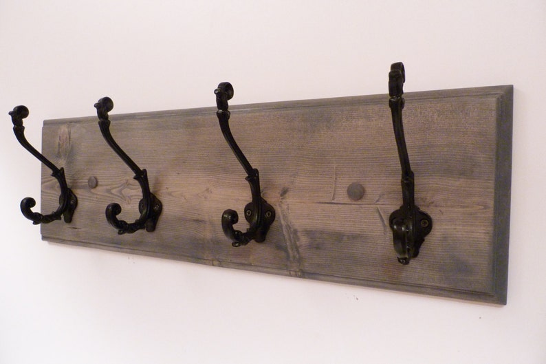 Entryway Hallway or Mudroom Coat Rack 24 Inches/4 Rustic | Etsy
