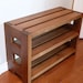 30 Inches Rustic Shoe Rack 3 Levels, Shoe Storage, Shoe Organizer, Shoe ...