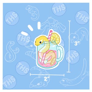 Pink Lemonade Ball Python Sticker - Etsy