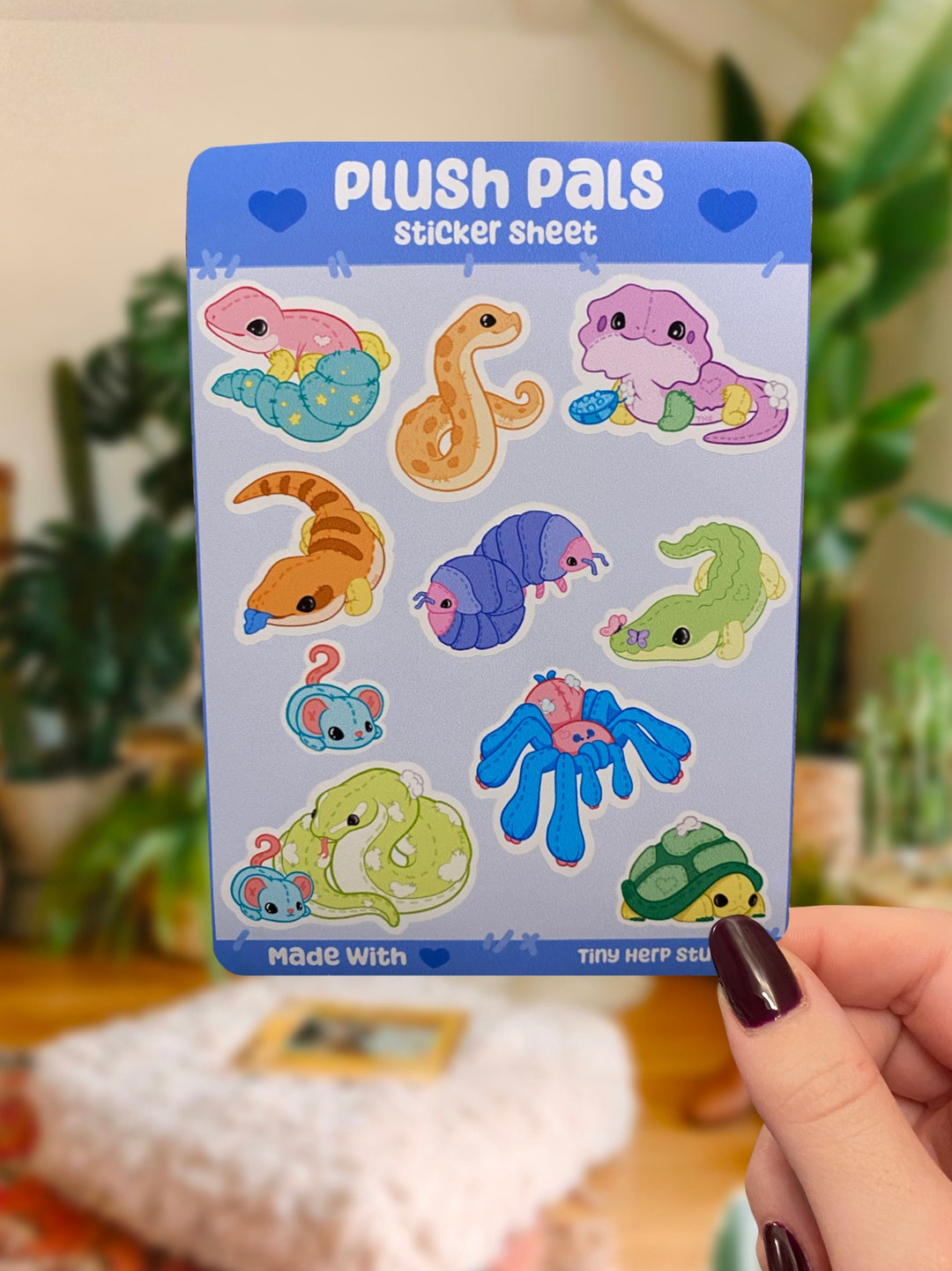 Plush Pals Sticker Sheet - Etsy