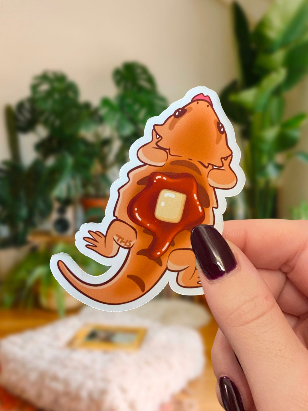 Bearded Dragon Pancake Sticker - Etsy