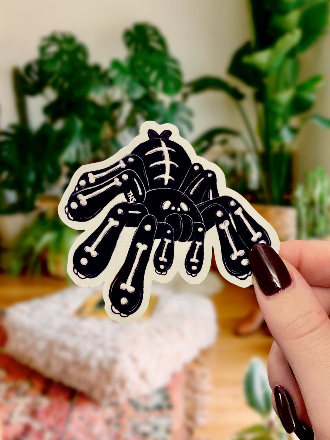 Skeleton Tarantula Sticker - Etsy