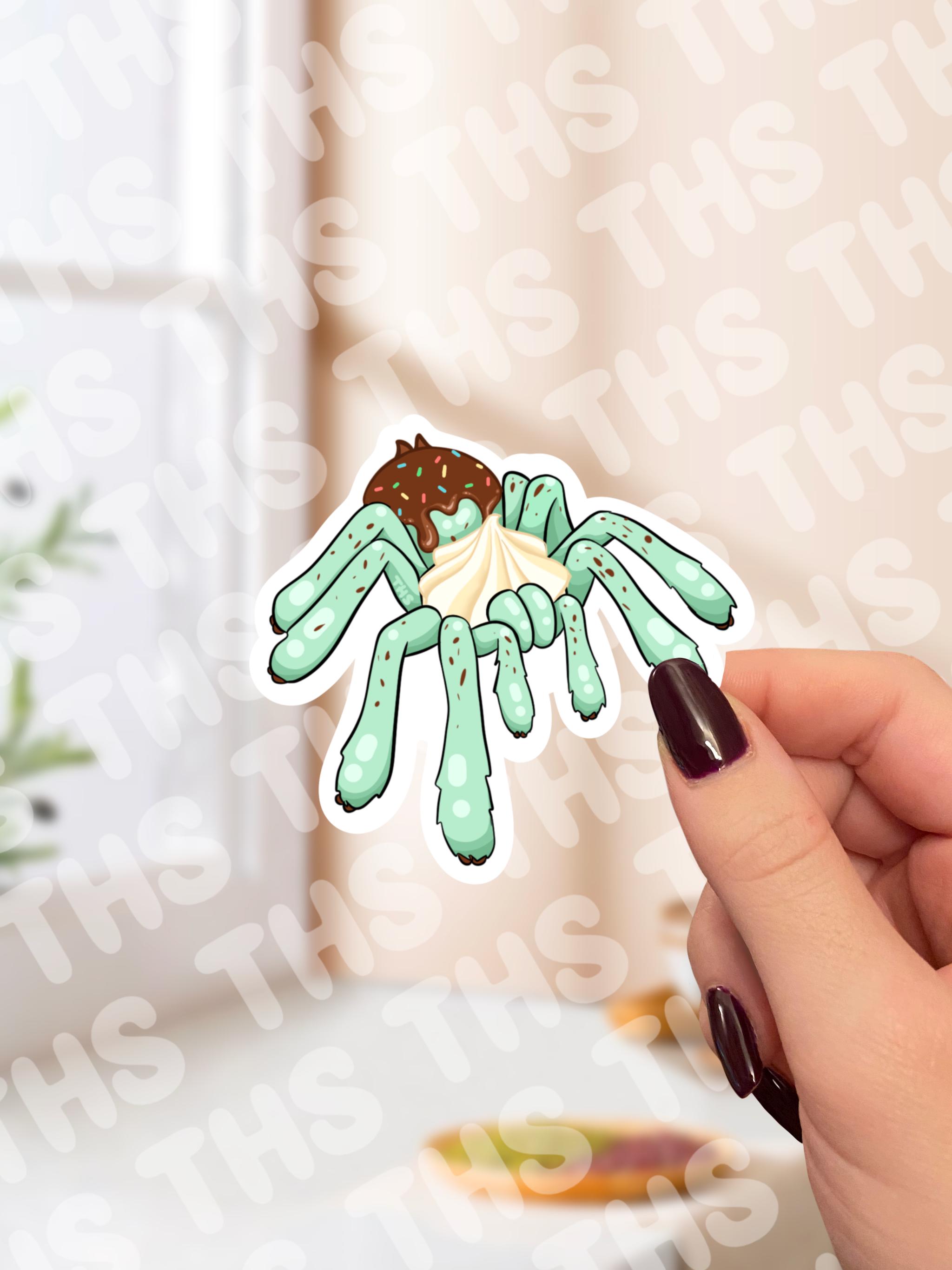 Mint Chocolate Chip Tarantula Sticker - Etsy