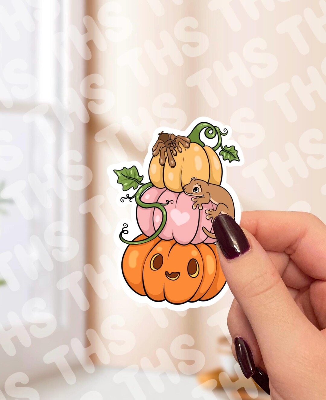 Fall Pumpkin Pals Sticker - Etsy