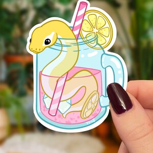 Pink Lemonade Ball Python Sticker - Etsy
