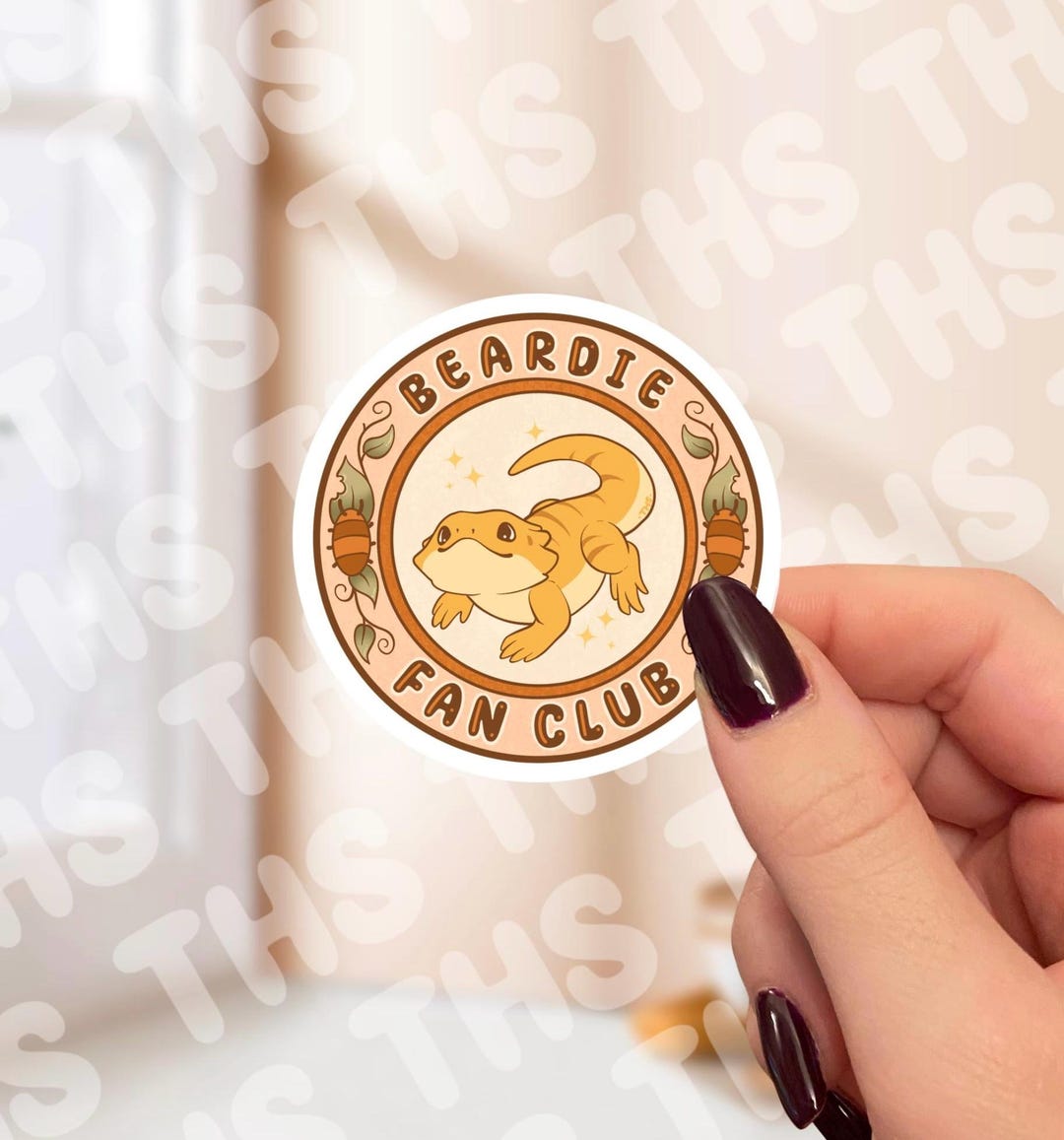 Beardie Fan Club Sticker - Etsy