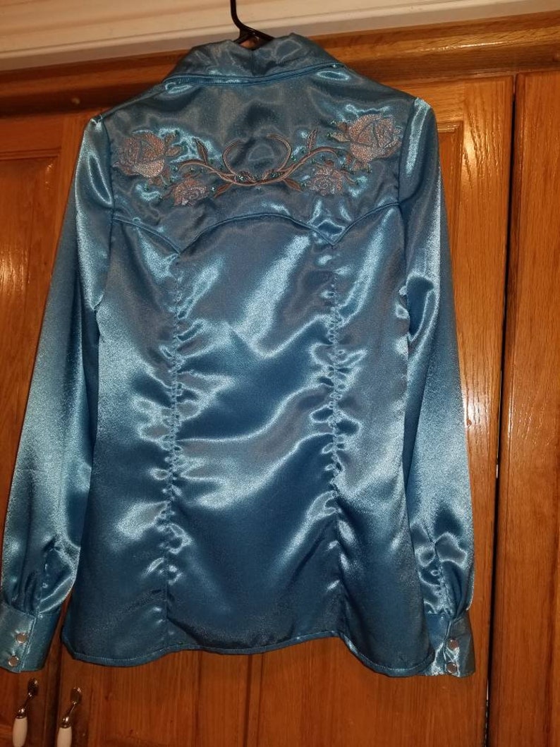 Rodeo Queen Satin Shirts - Etsy