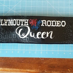 Pageant Queen Sashes (rodeo) - Etsy