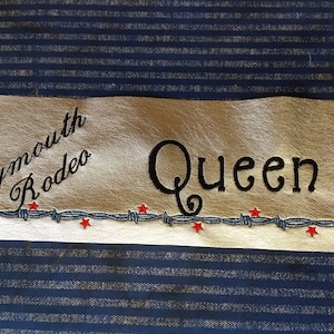 Pageant Queen Sashes (rodeo) - Etsy