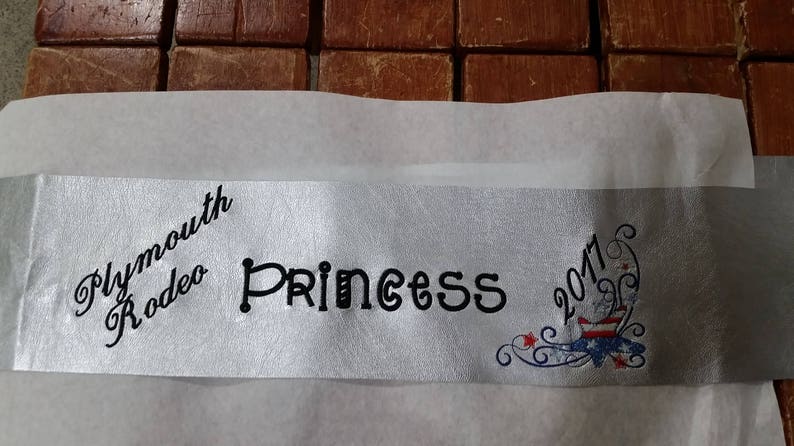 Pageant Queen Sashes (rodeo) - Etsy