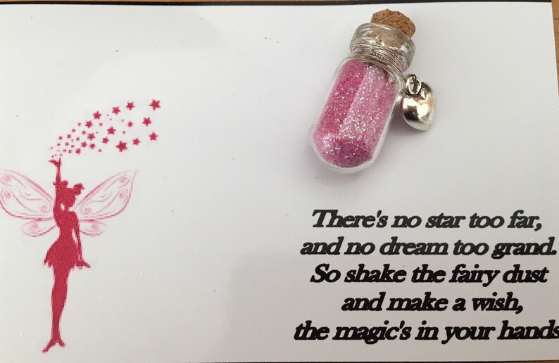 Magic fairy dust vial fairy wish dust sparkle fairy dust | Etsy