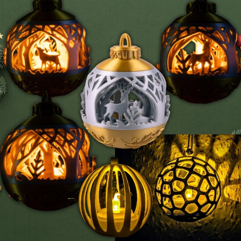 Christmas Tree Decoration Bundle | 3D Printable STL File | Christmas ...