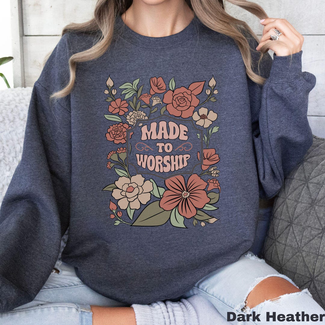 Made to Worship Sweater for Christian Worship Praise Band or Church ...