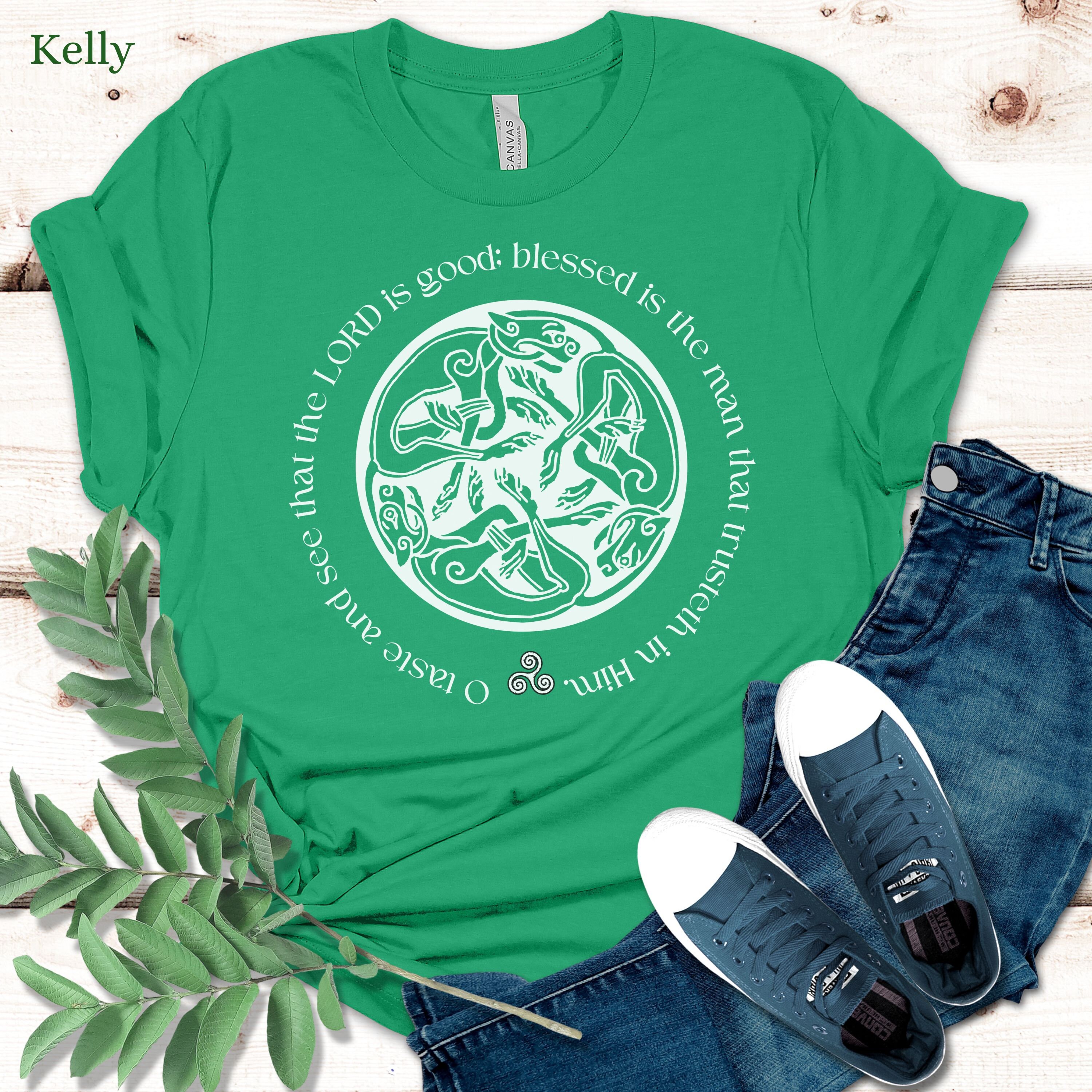 Taste and See the Goodness of the Lord, Christian Bible Verse Shirt ...