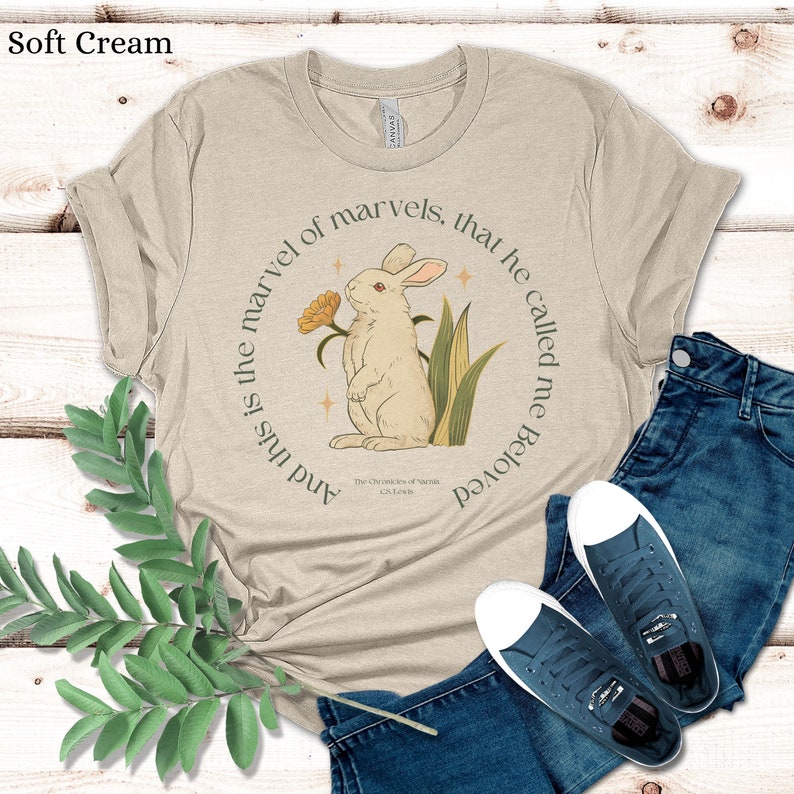 CS Lewis Quote Shirt, Chronicles of Narnia Shirt, the Last Battle, He ...