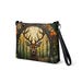 Stained Glass Stag Crossbody Bag, Faux Leather Purse, Deer Antlers ...