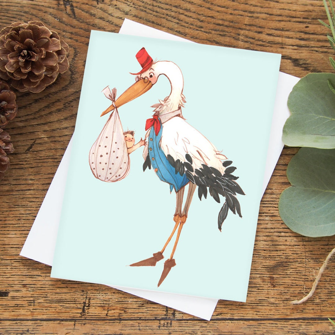 Baby on the Way Greeting Card - Etsy