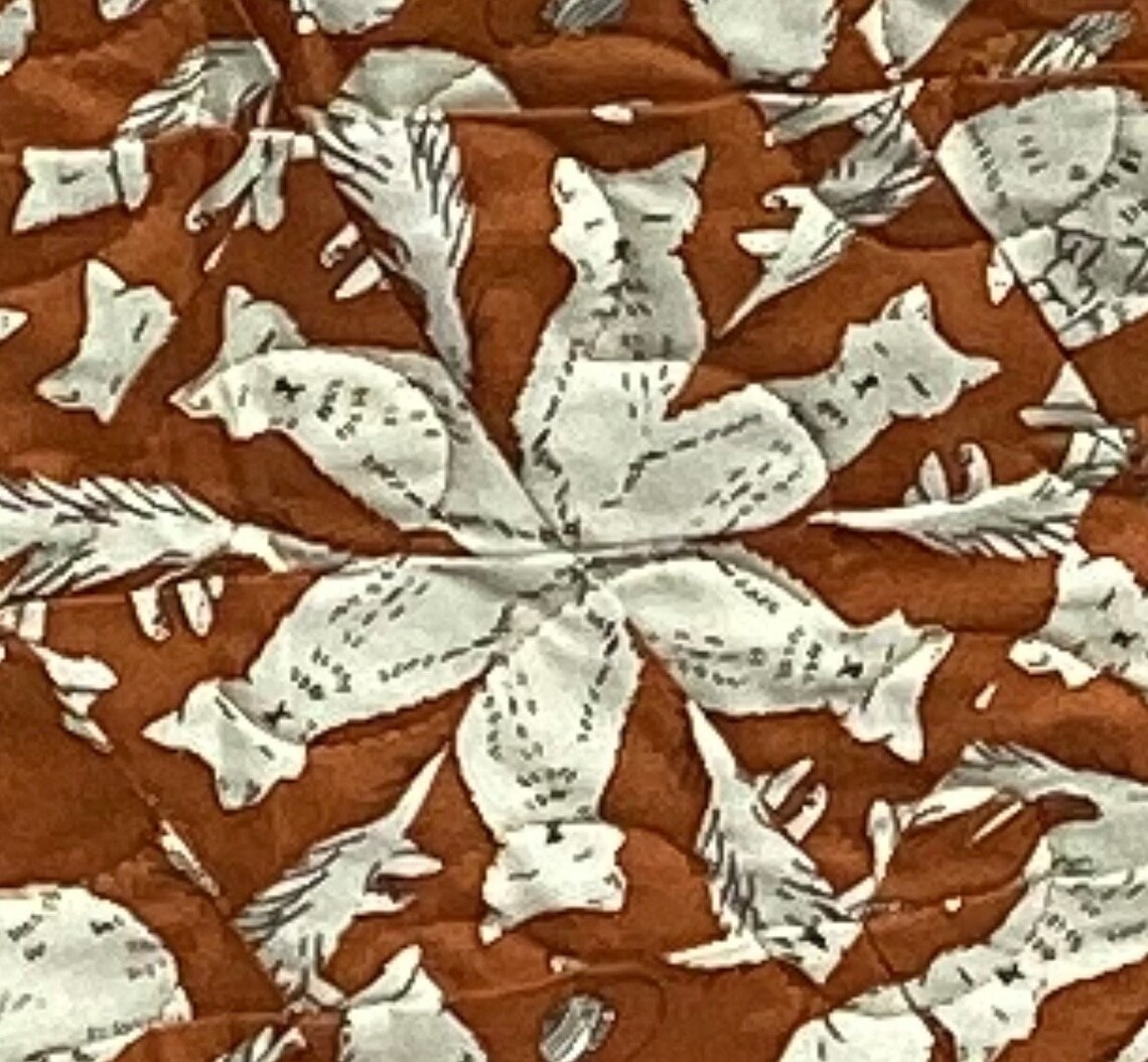A One Block Wonder Featuring Kitty Cats, Can Be Personalized and Gift ...