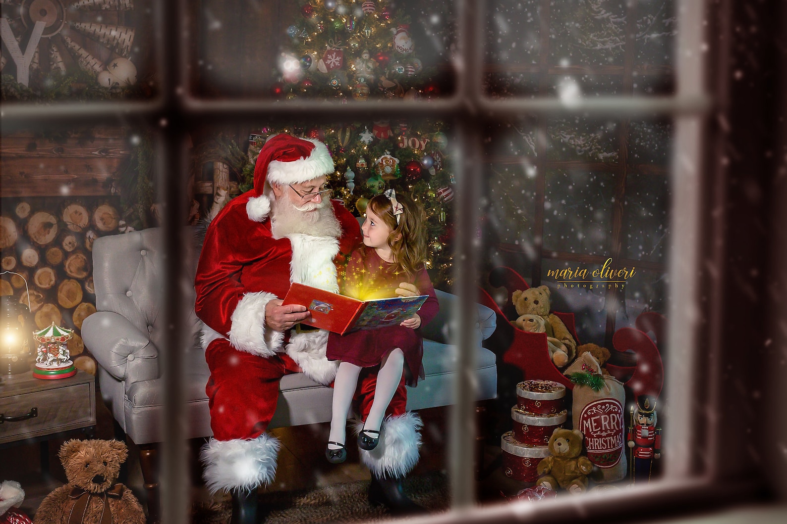 Christmas Snow Window Overlay - Etsy