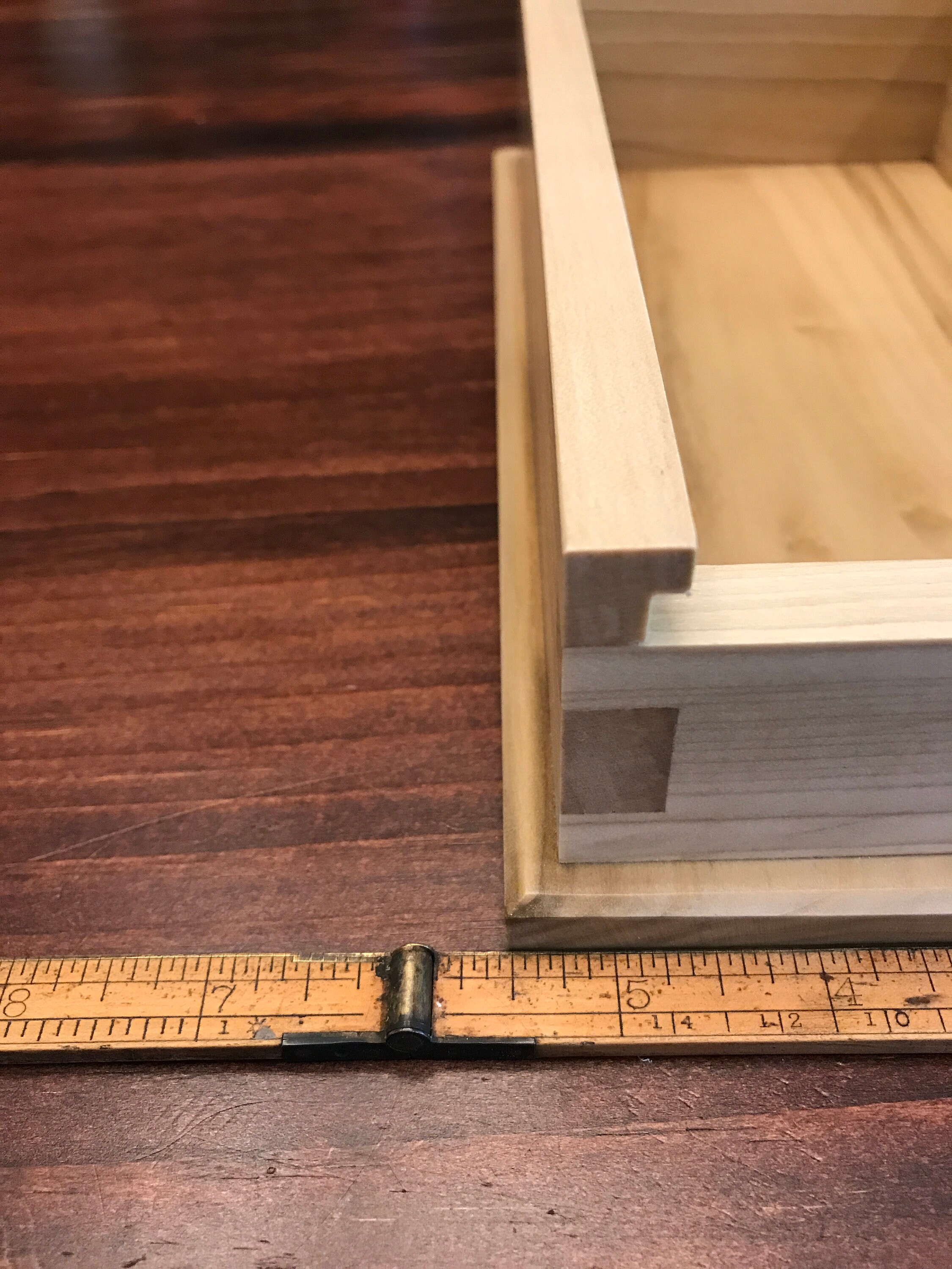 Small Dovetail Slide Top Box in Poplar Cosmetic 2nd - Etsy