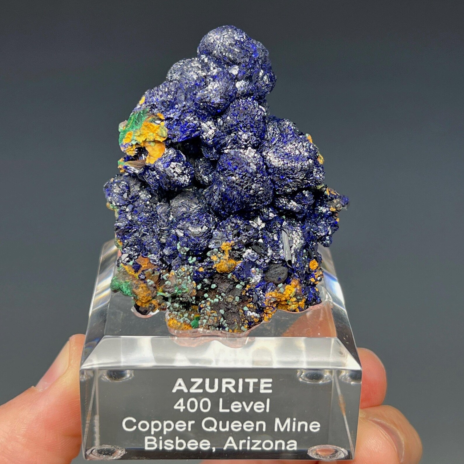 Azurite, Copper Queen Mine, Bisbee, Cochise County, Arizona, USA - Etsy