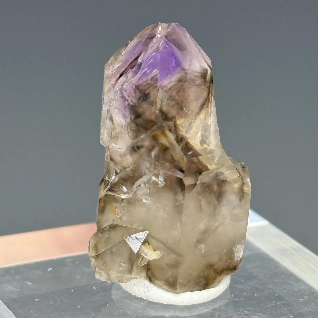 Quartz Var. Amethyst, Smoky, Fat Jack Mine, Lane Mtn., Yavapai, Arizona ...