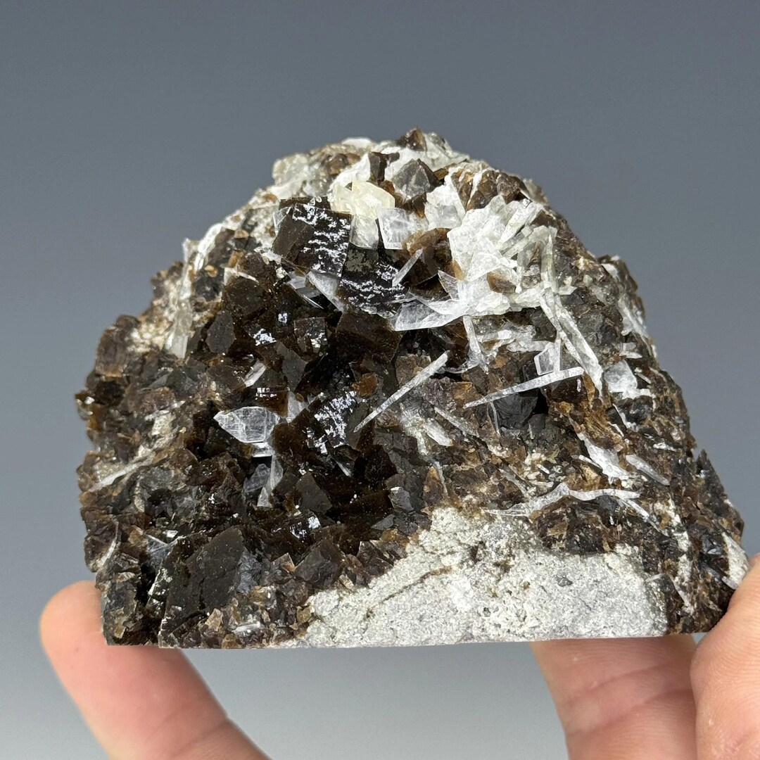 Fluorite, Celestite, Stoneco White Rock Quarry, Clay Center, Ottawa Co ...