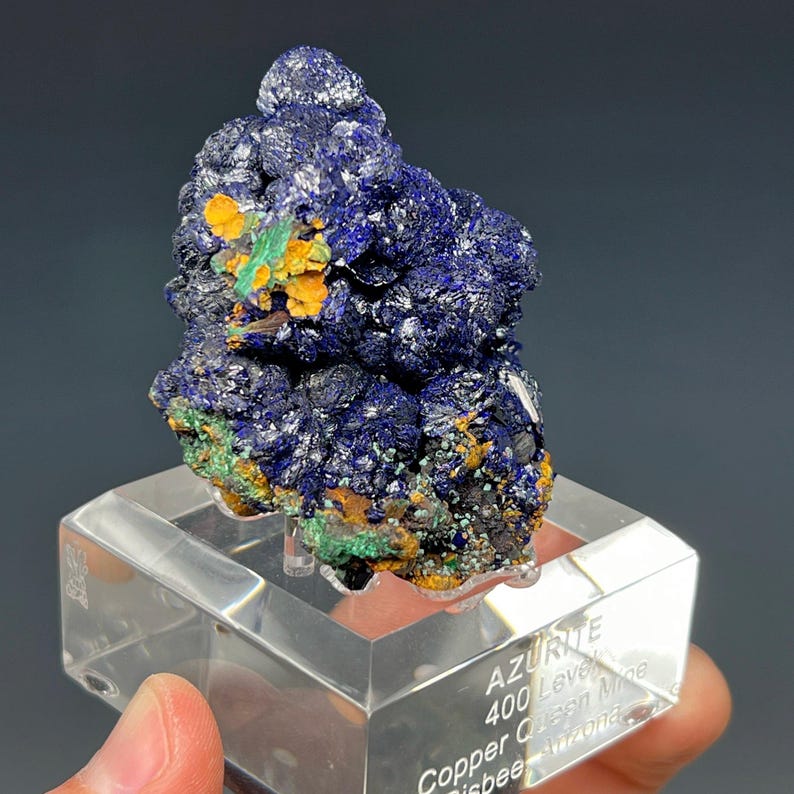 Azurite, Copper Queen Mine, Bisbee, Cochise County, Arizona, USA - Etsy