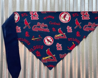 St. Louis Cardinals Logo Red Pet Accessory Over the Collar Custom ...