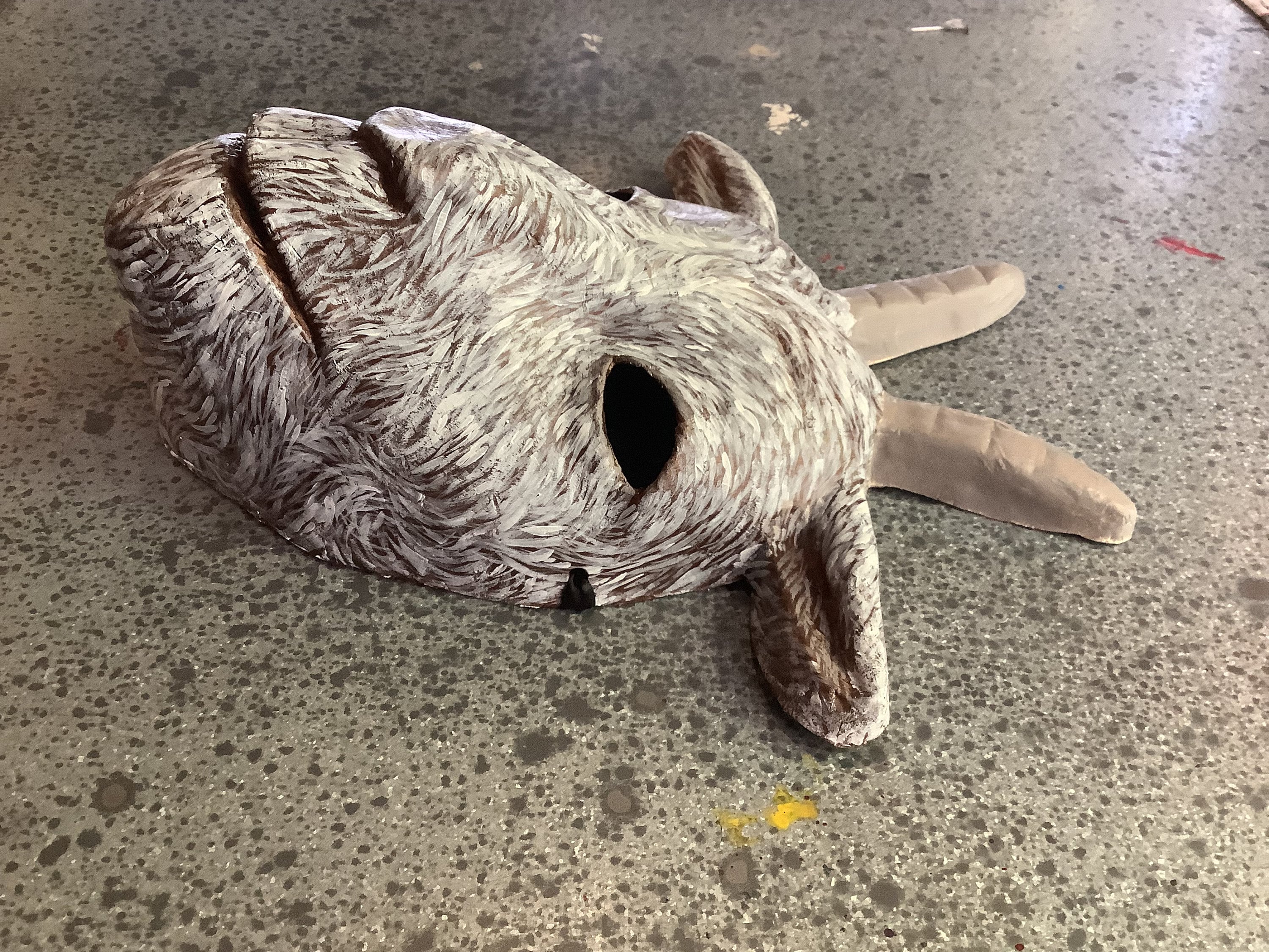 Goat Paper Mâché Mask. Perfect For: Home Decor, Costume Parties, Wall ...