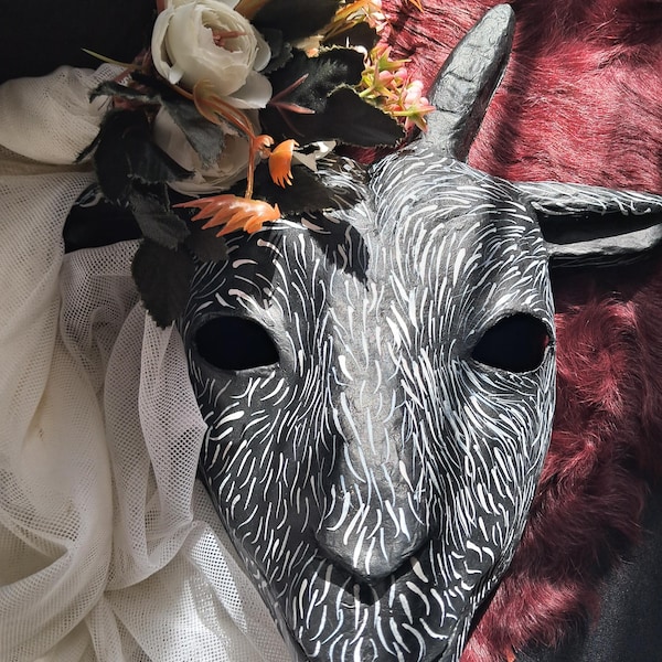 Goat Mask - Etsy